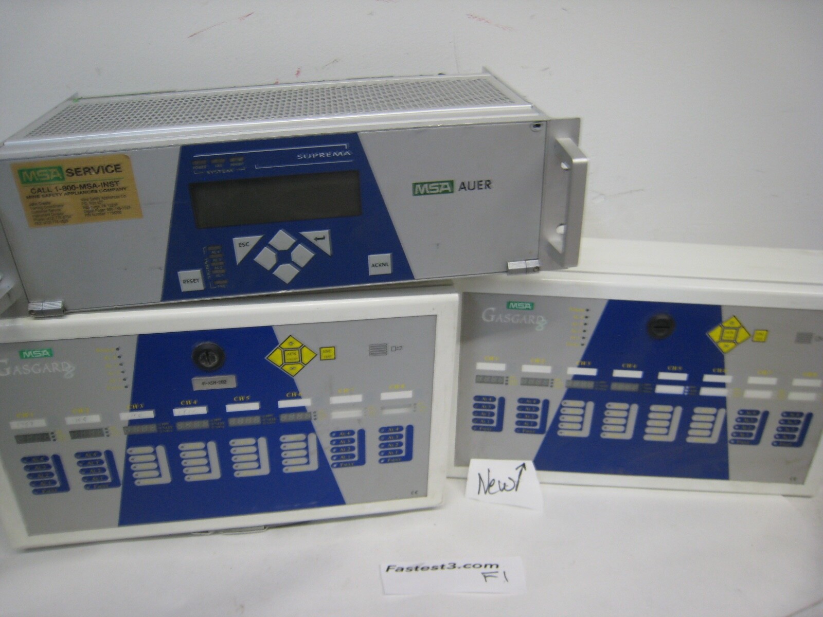 3 MSA SUPREMA 10032462 S C 608 GASGARD 8 90704001 Monitor 115Vac 20VA ...