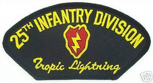 ARMY 25TH INFANTRY TROPIC LIGHTNING EMBROIDERED MILITARY PATCH | eBay