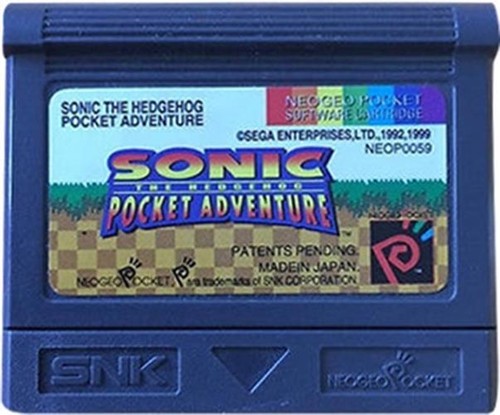 Sonic the Hedgehog Pocket Adventure - Neo Geo Pocket Color Action Video ...