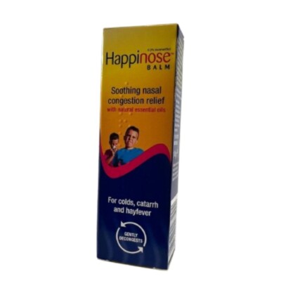Happinose Balm Soothing Nasal Congestion Relief - 14g - COLDS CATARRH ...