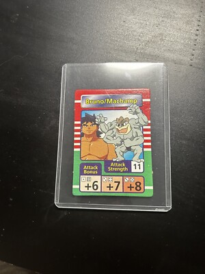 Pokemon Master Trainer Board Game 1999 Replacement Rival Card Bruno ...