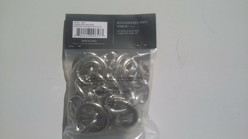 Miche Silver Chains set for Handle Straps | eBay