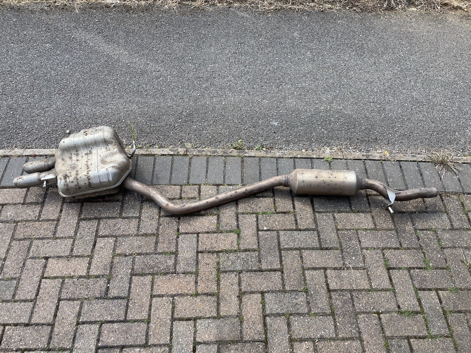 Original Audi S4 8k 3.0 TFSI V6 Middle Silencer Exhaust Flexpipe ...