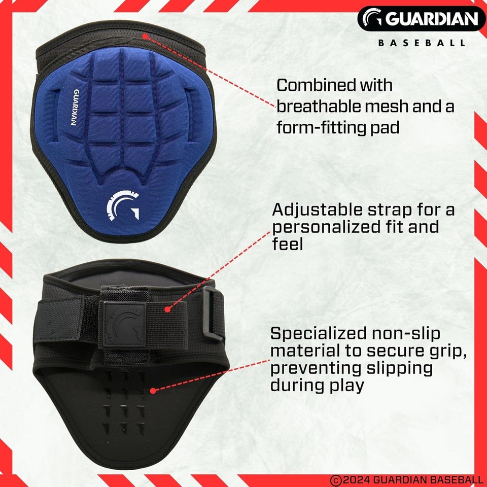 Guardian Adult and Youth Elbow Guard & Leg Guard - Baseball Protective ...