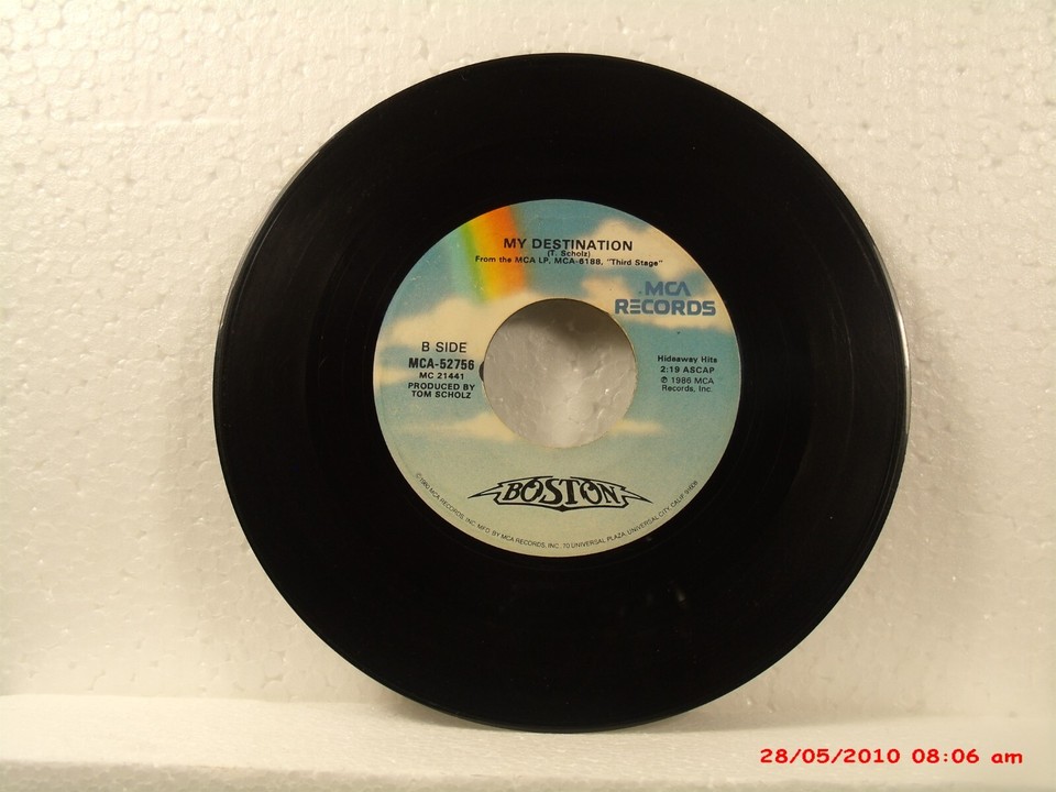 BOSTON -(45)- AMANDA / MY DESTINATION - MCA RECORDS - MCA-52756 - 1986 ...