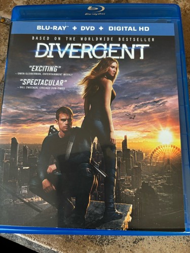 Divergent Blu-ray & DVD 2014 Film 2-Disc Set With Original Case FREE SHIPPING 31398198727| eBay