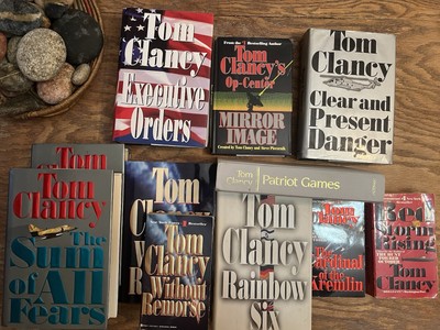 Lot of 5, First Edition, Hardback, Paperback - Tom Clancy Novels | eBay