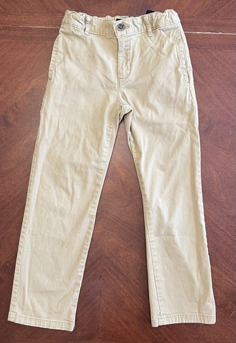 Boys Khaki Beige School Uniform Pants Adj Waist Size 6 The Children’s ...