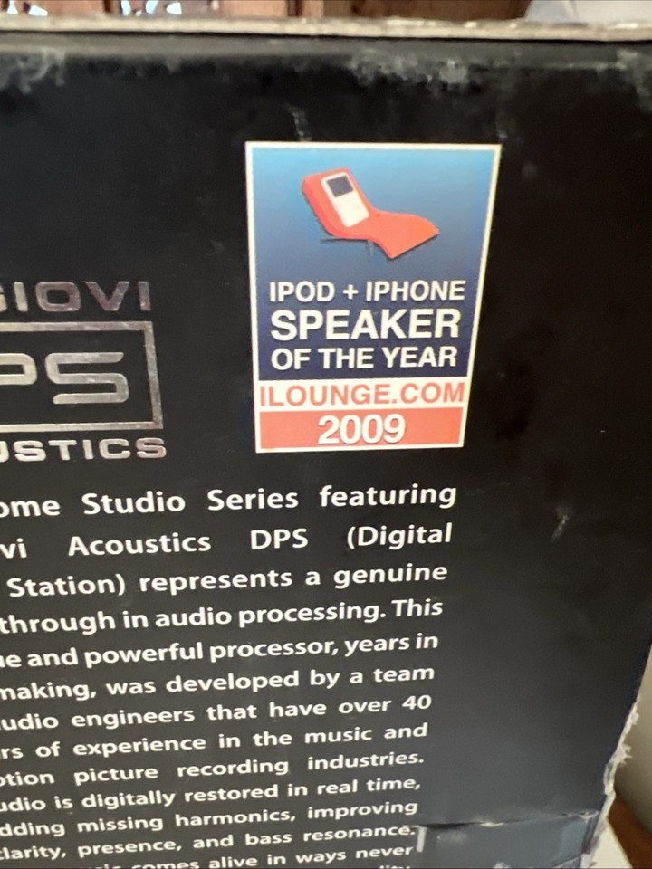 iHome iP1 Studio Series Acoustics Speaker Stereo System For iPod ...