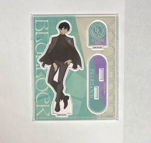 Blue Lock Rin Itoshi Acrylic Stand Softmap Dress Up Character Figure ...