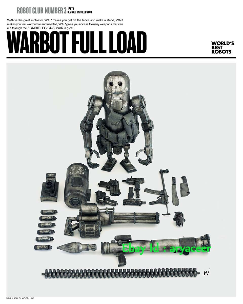 ThreeA Toys Warbot Full Load War Pill Robot 1/6 Action Figure Model In ...
