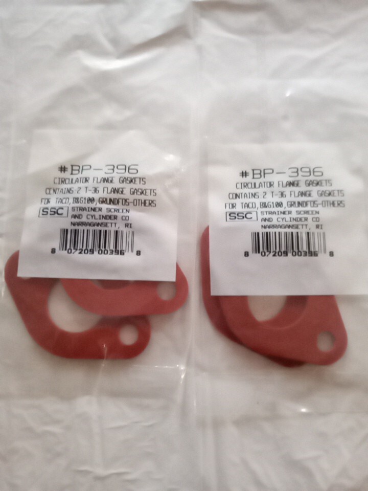 SSC BP-396 Circulator Gaskets Taco B&G100 Grundfos Others T-36 (3 Packs ...
