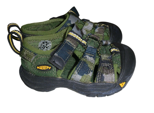 KEEN Baby Toddler Sandals Size 4 Newport H2 Athletic Camo Canvas Closed ...