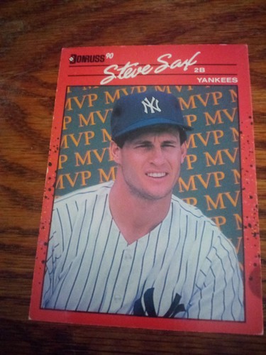 1989 Steve Sax - New York Yankees Trading Card | eBay