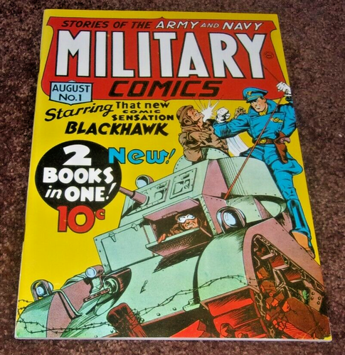 FLASHBACK, MILITARY COMICS, FANZINE, BLACKHAWK, WILL EISNER, GILL FOX ...