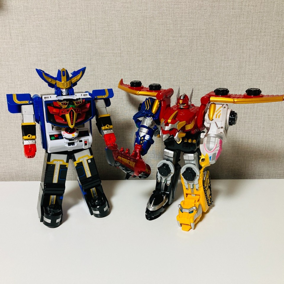 BANDAI Japan DX Megazord Power Rangers Megaforce Super Sentai Goseiger ...