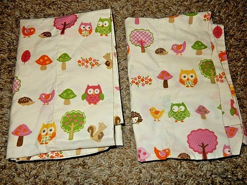 1B Set of 2 CIRCO Love N' Nature Owls Mushrooms Birds Trees Pillow ...