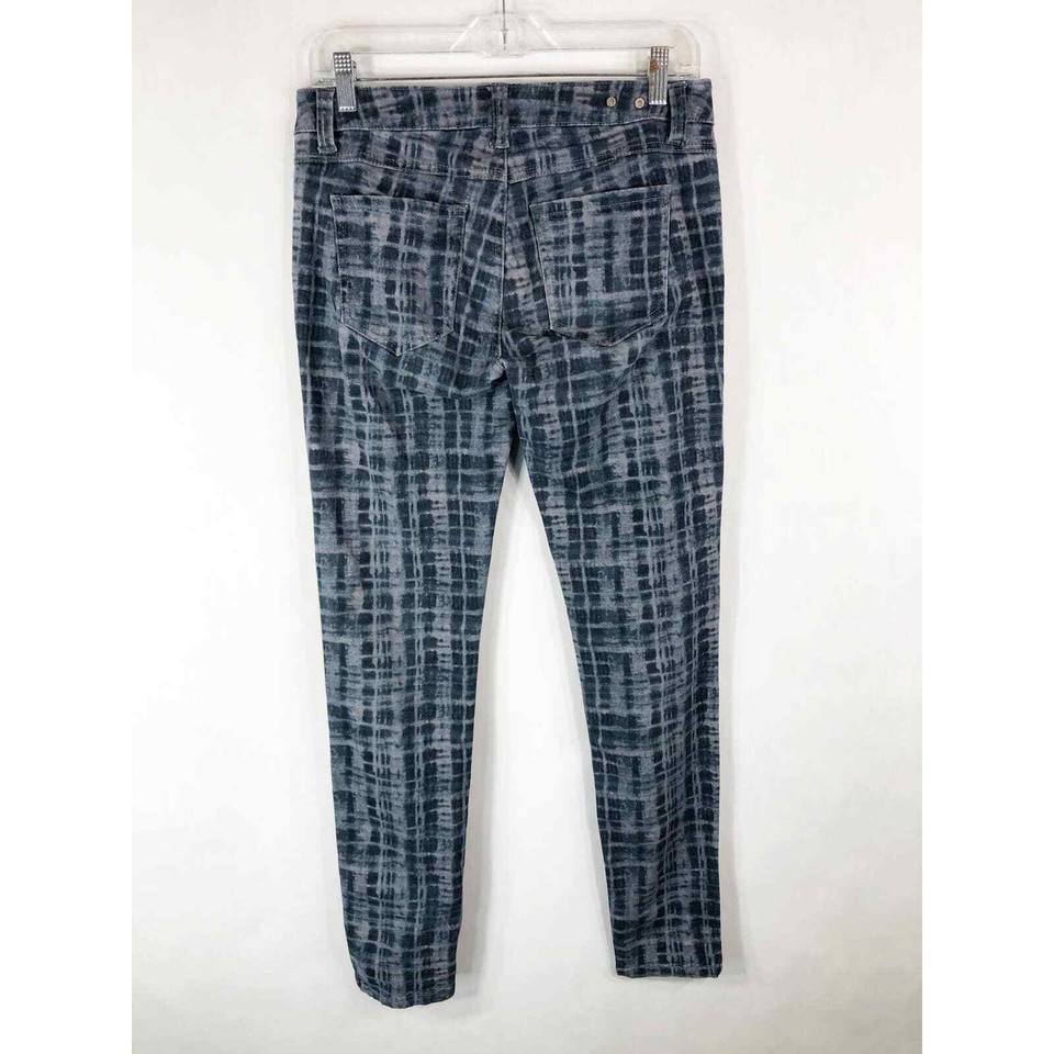 Cabi Size 4 Jeans Skinny Bleach Dye Blue Pockets Stretch Womens 32 ...