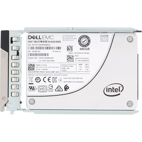 Dell EMC Intel SSD D-S4510 Series 480 GB 2.5" SSD SSDSC2KB480G8R 0VPP5P ...