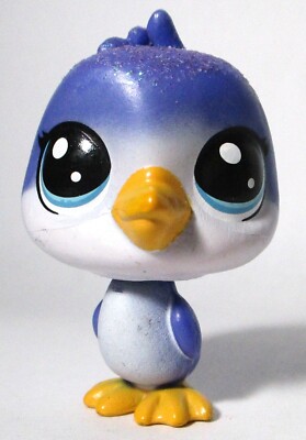 LPS Littlest Pet Shop 1-163 Penguin Penny Guin Purple Glitter Toy ...