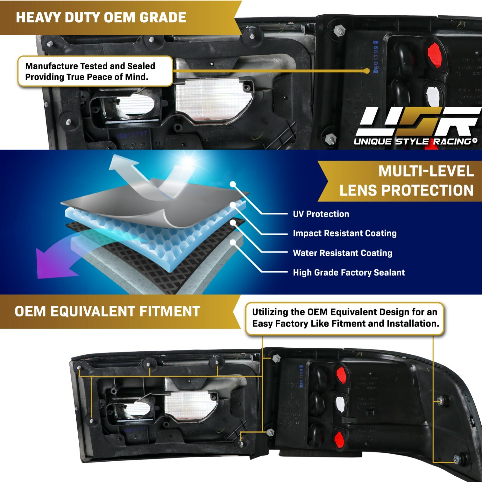 4PCS DEPO JDM Style Red Clear Tail Lights For 1991-1994 Lexus LS400 ...