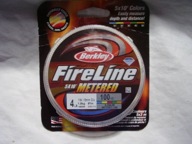 Berkley Fireline Metered 4 LB X 100 Yard Fishing Line Spool for sale ...