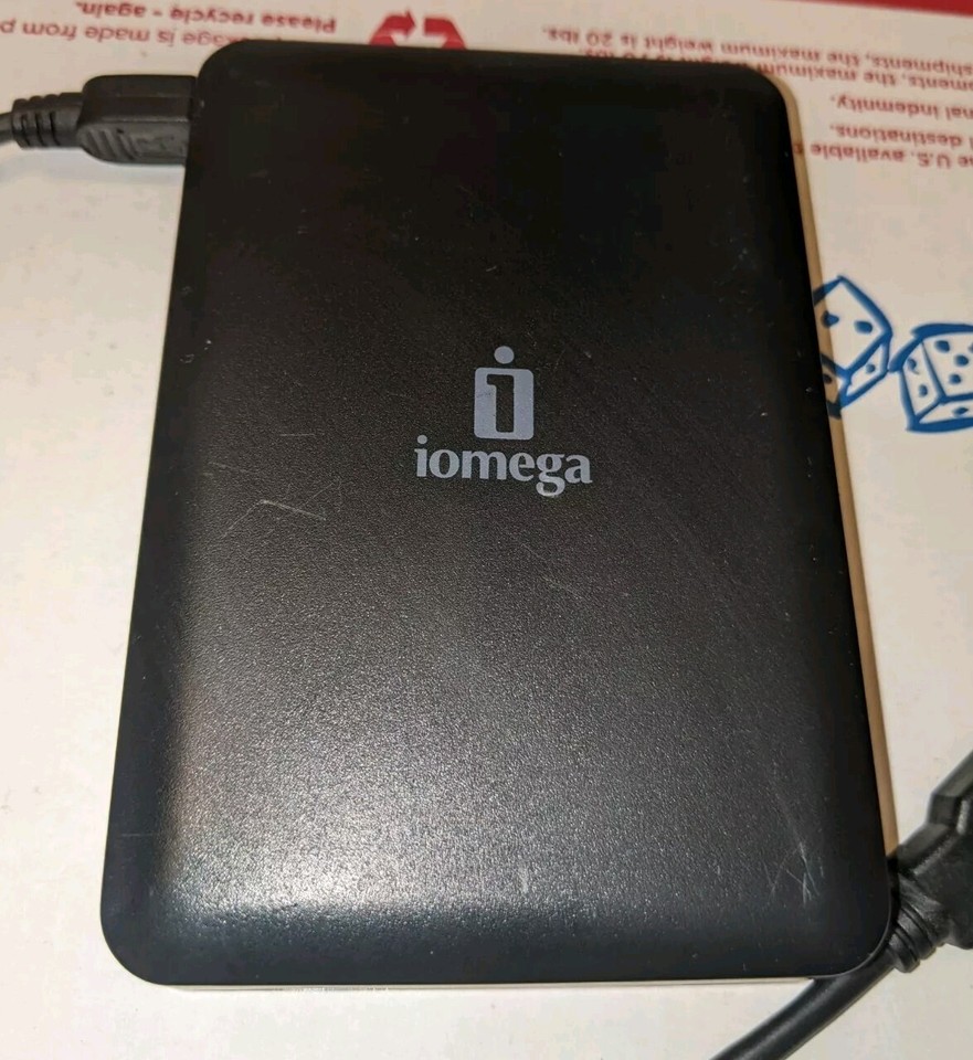 iOmega External Portable Hard Drive | 1TB | HDD | Black | External Drive