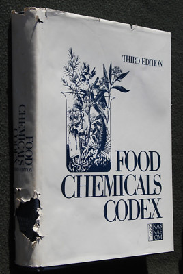 Food Chemicals Codex - Third Edition | eBay