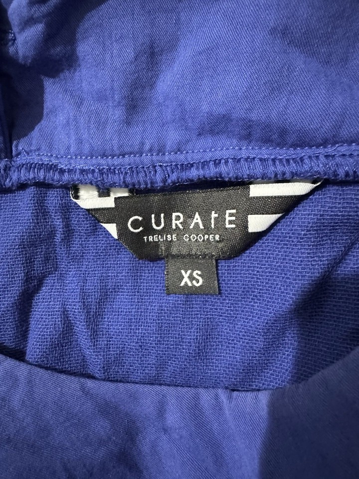 Curate By Trelise Cooper Cobalt Blue Midi Dress Size XS Colour Burst ...