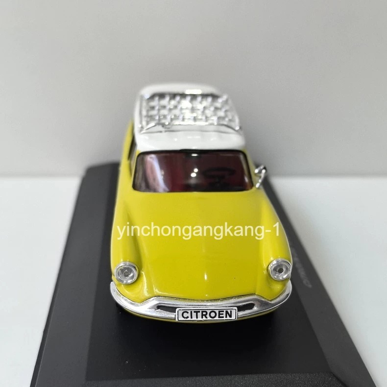 Citroen DS 19 Break 1960 yellow roofwhite diecast model car 4304400 ...