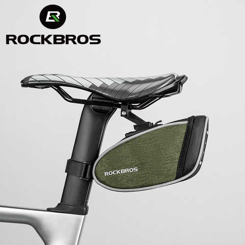 ROCKBROS Bicycle Seat Rear Tail Saddle Bag Under Seat Storage Pouch ...