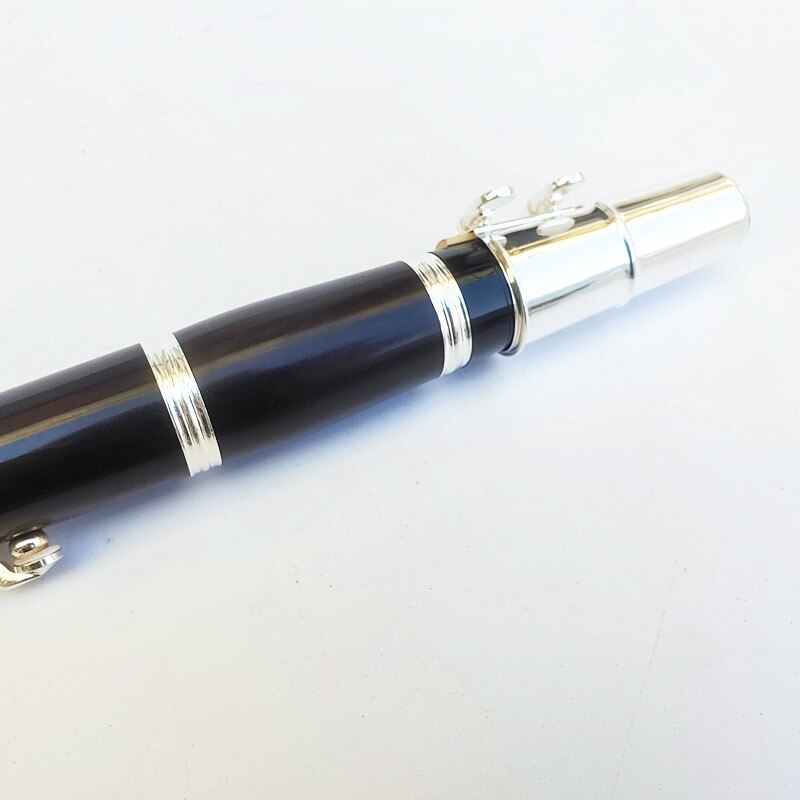 Ebony Clarinet High quality 18-key clarinet with box in G silver-plated ...