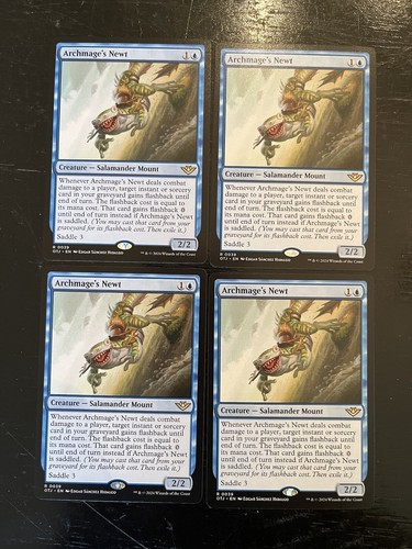 Archmage’s Newt X4X NM/M Outlaws of Thunder Junction OTJ Magic MTG | eBay