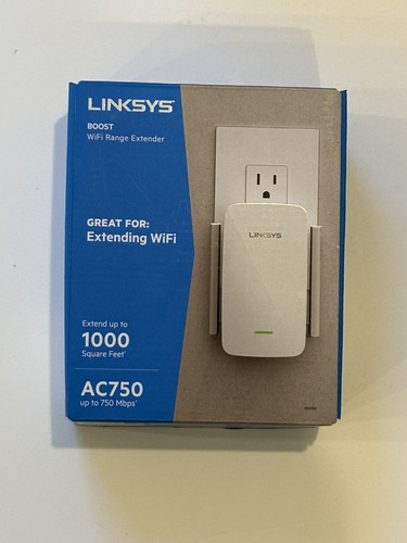 Linksys RE6300 AC750 BOOST Wi-Fi Range Extender New in Box w ...