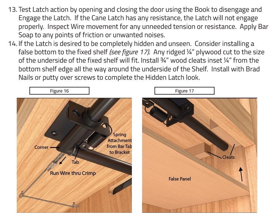 InvisiDoor™ Secret Book Latch | eBay