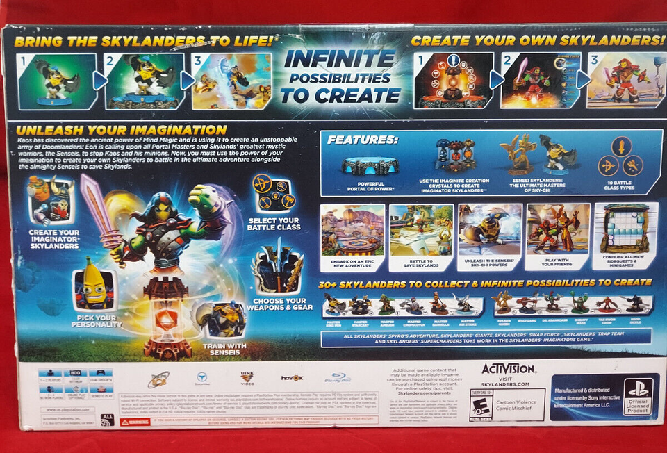 Skylanders Imaginators PS4 Starter Pack - Factory sealed, some shelf ...