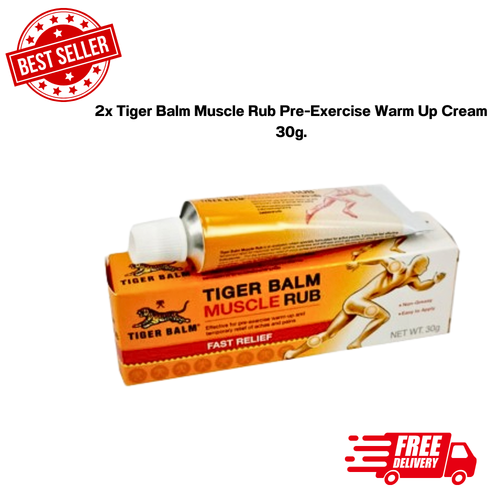 2x Tiger Balm Muscle Rub Pre-Exercise Warm Up Cream 30g. | eBay