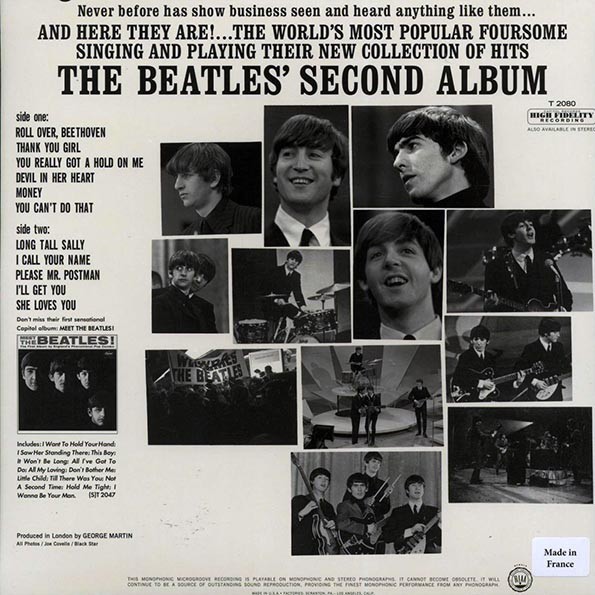 The Beatles' Second Album Mono LP 180g Remastered Audiophile Vinyl w ...