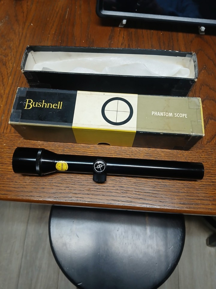 BUSHNELL MAGNUM PHANTOM 2.5X Handgun SCOPE 20mm Crosshair Retical w ...