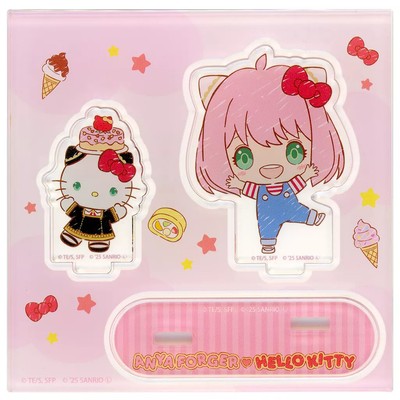 Acrylic stand/acrylic panel Anya Forger & Hello Kitty Acrylic stand ...