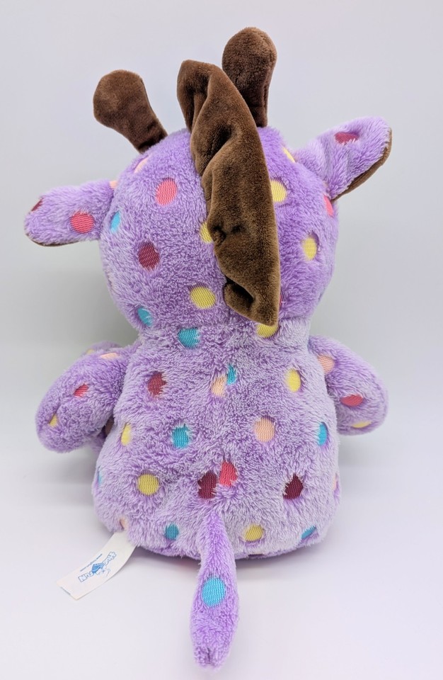 Hug Fun Plush Purple Polka Dot Giraffe Stuffed Animal Toy 16" HTF | eBay