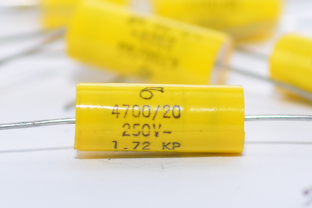 10x Arcotronics High End 1.72 KP-Kondensator, 4700 pF / 250 V ...