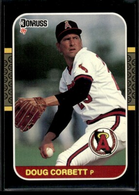 1987 Donruss #333 Doug Corbett California Angels | eBay