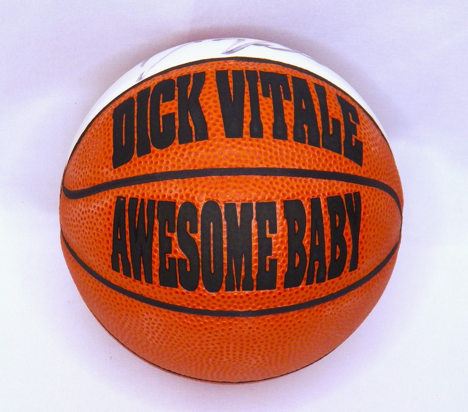 Autographed Dick Vitale "The Rock, Awesome Baby" Mini 5" Basketball | eBay