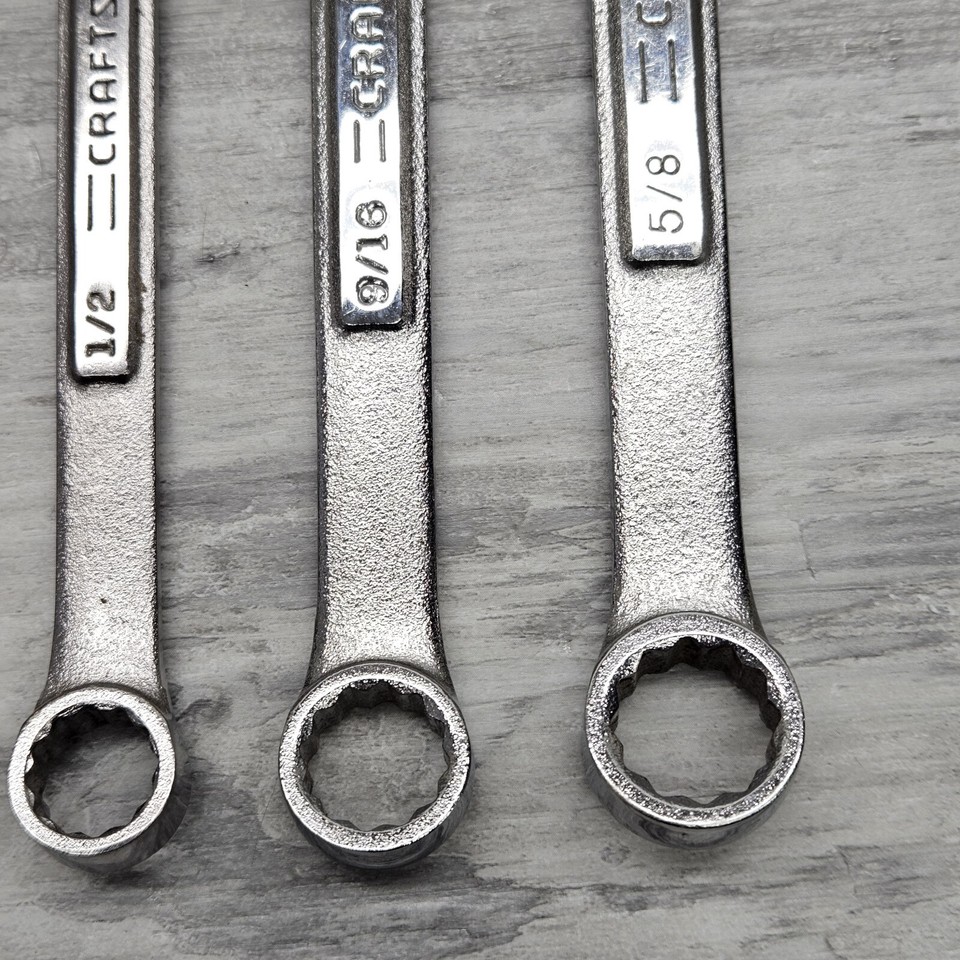 Craftsman USA 6pc SAE 12pt Combination Speed Wrench Set VA Series | eBay