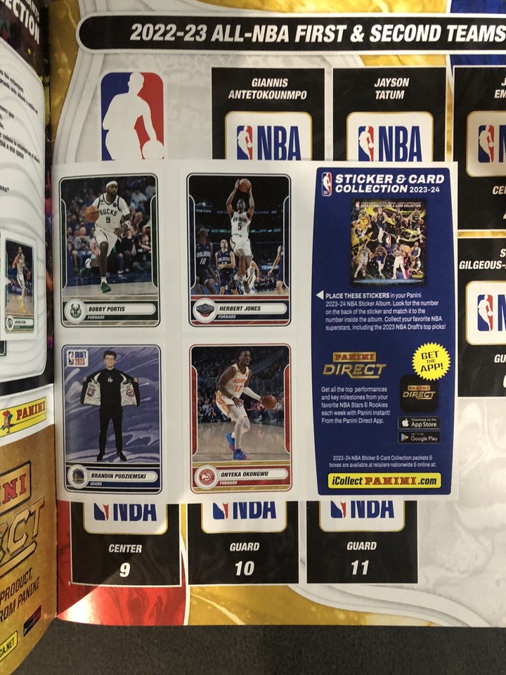 (22) 2020 - 2024 Panini NBA Sticker Book New Album Lot - LeBron Curry ...