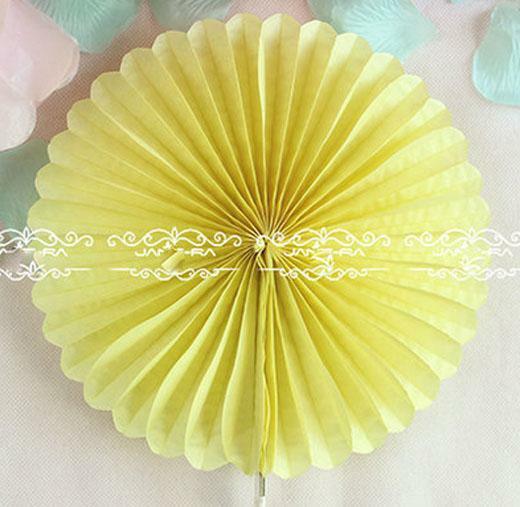 10pc Tissue Paper Flower Paper Fan Wedding Party Home Outdoor ...
