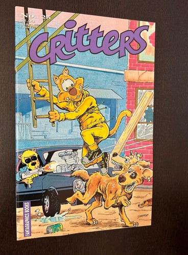 CRITTERS #25 (Fantagraphics Comics 1985) -- Anthropomorphic -- VF ...