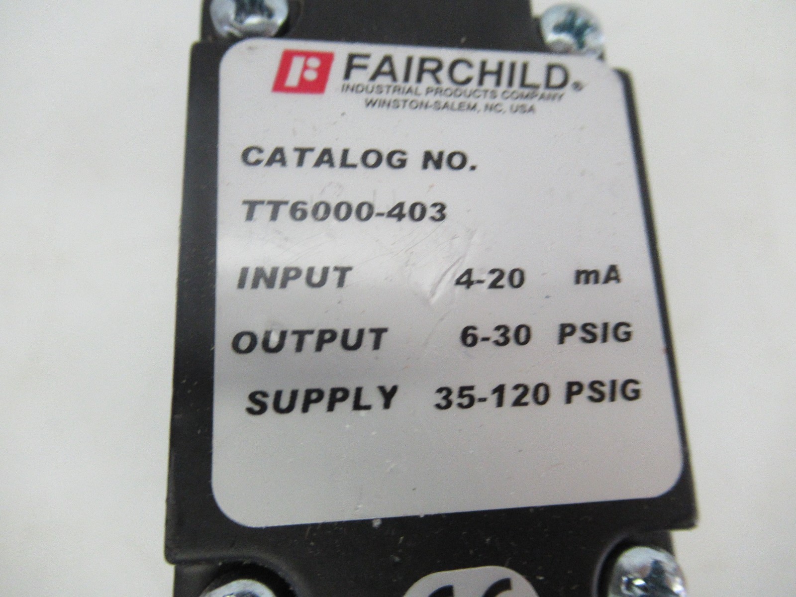 FAIRCHILD TRANSDUCER TT6000-403 for sale online | eBay