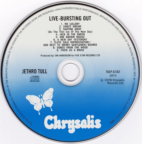 Jethro Tull - Live - Bursting Out - 2xCD, Album, Ltd, RE, RM, Pap ...